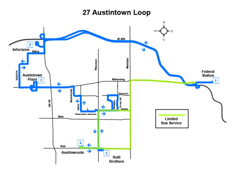 Route #27 Austintown Loop | Western Reserve Transit Authority: WRTA