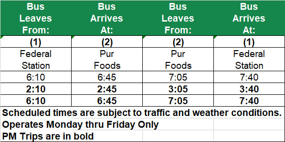 Route #80 Lordstown Express | Western Reserve Transit Authority: WRTA