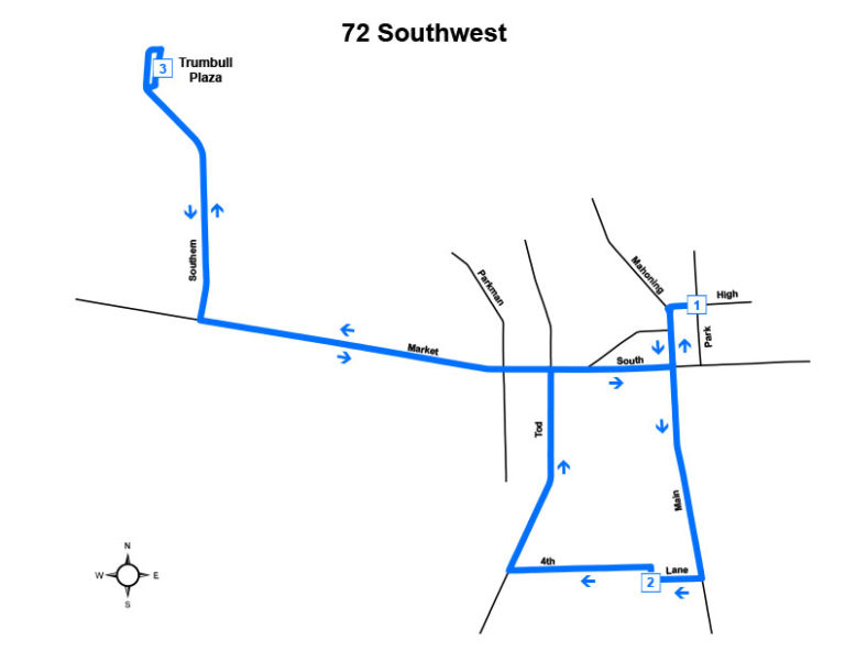 Change to Warren's 72-Southwest Route Coming March 1st - Western ...