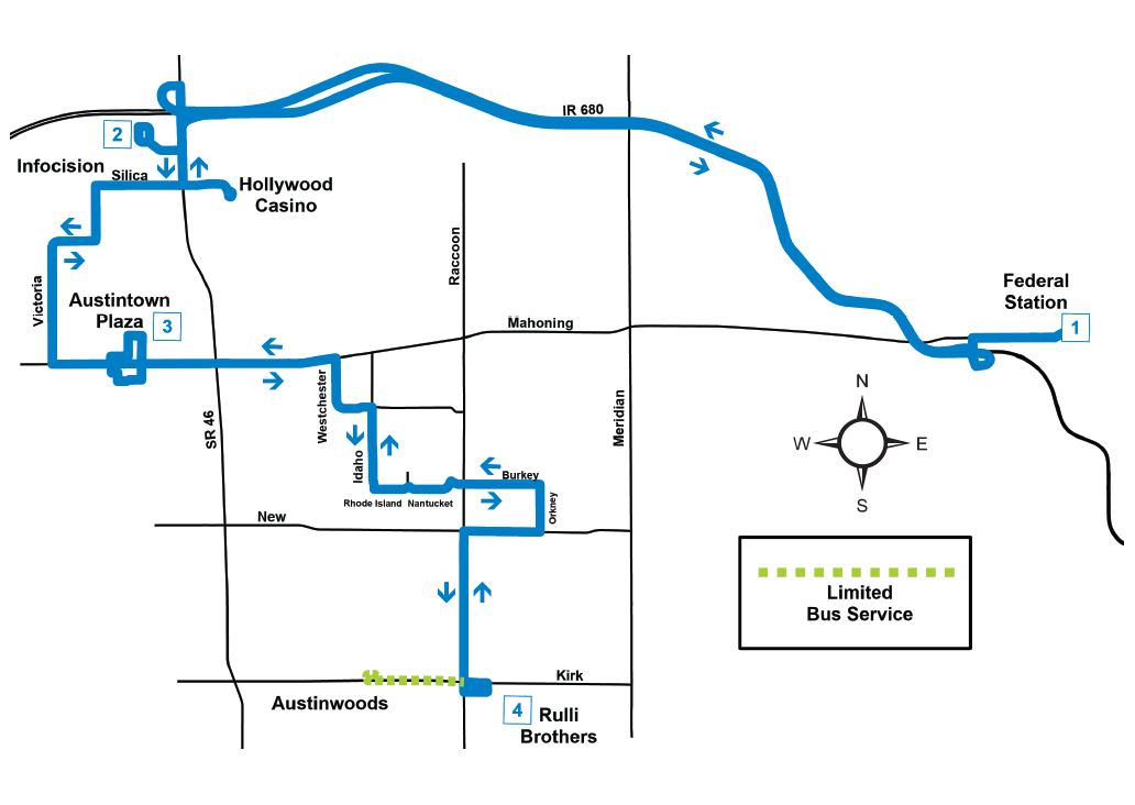 WRTA Adjusts Two Fixed Routes — 11-Cornersburg and 27-Austintown ...