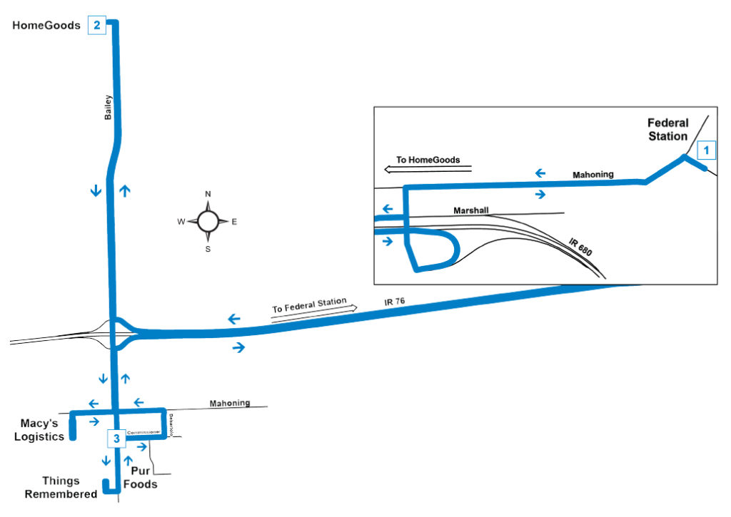 Route #80 Lordstown Express - Western Reserve Transit Authority: WRTA