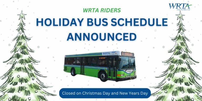 WRTA Holiday Bus Schedule - Western Reserve Transit Authority: WRTA